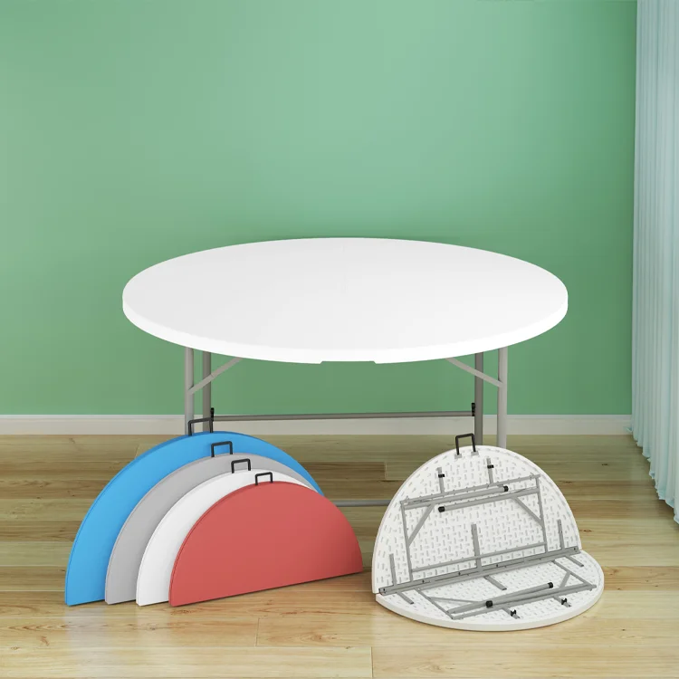 High Quality Hot Sale 8ft Round Folding Tables| Alibaba.com
