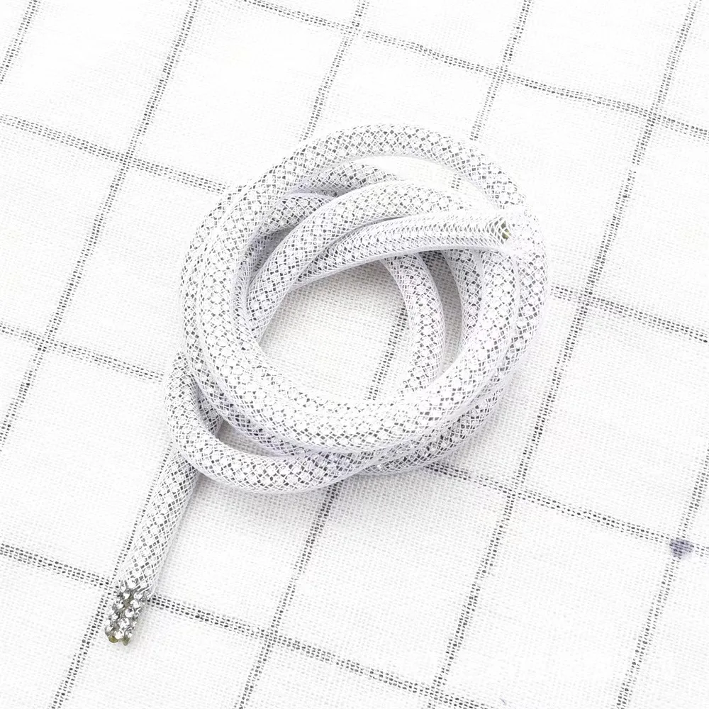Wholesale 6 mm Color Wrap Gauze Drill Rope Crystal Rhinestone Rope ...