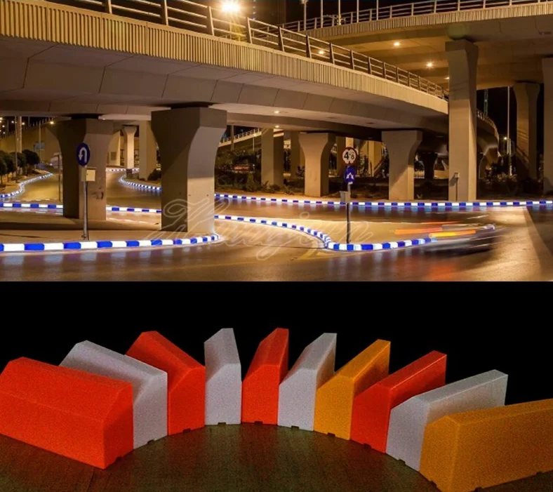 Highway Plastic RGB LED Light Kerb - Durable & Waterproof