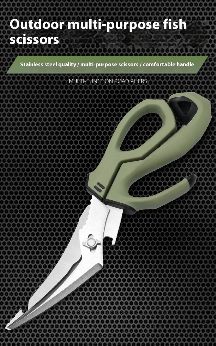 Multi-functional Outdoor Fish Cutting Scissors by LUBAN