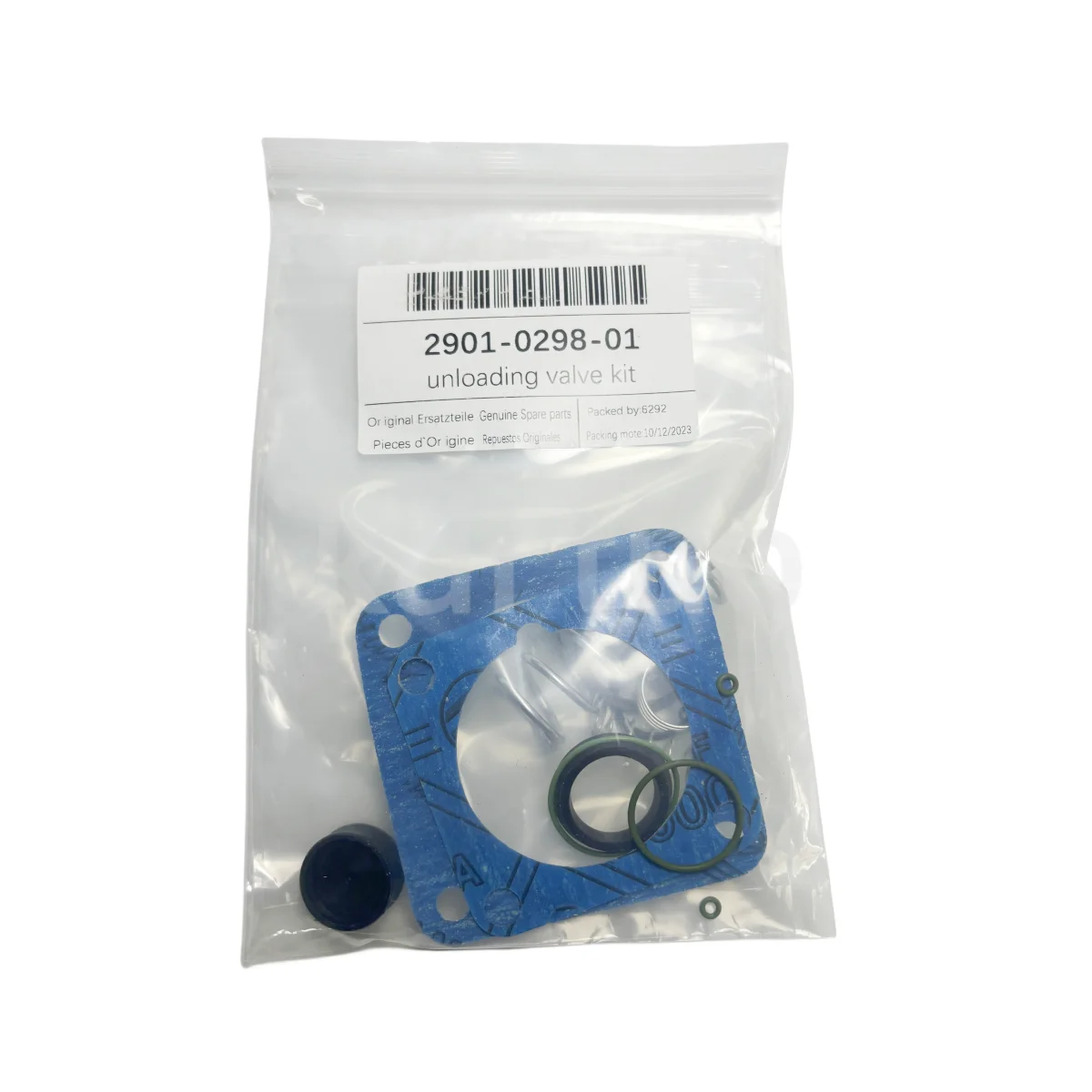 2901029801 Unloader Valve Service Kit For Atlas Copco Ga7-11 Screw Air ...