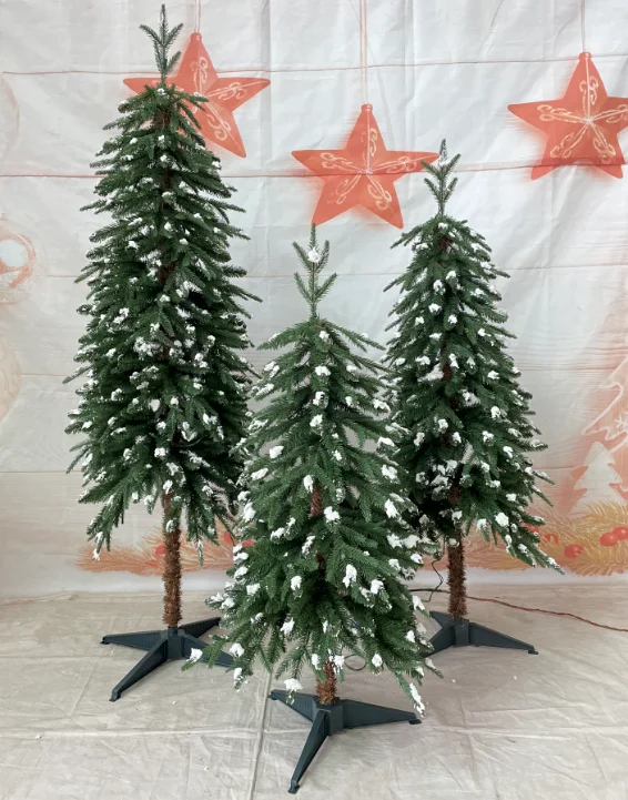 2024 New Passway Flocked Pe Pvc Tree Wholesale Christmas Tree Prelit ...