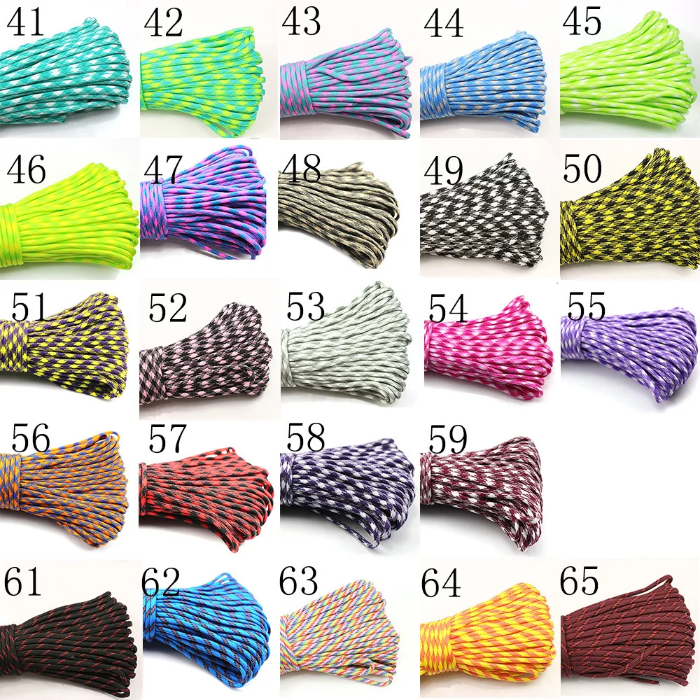 Outdoor 4mm Paracord 31Meters DIY Weaving Outdoor Customizable Colors ...
