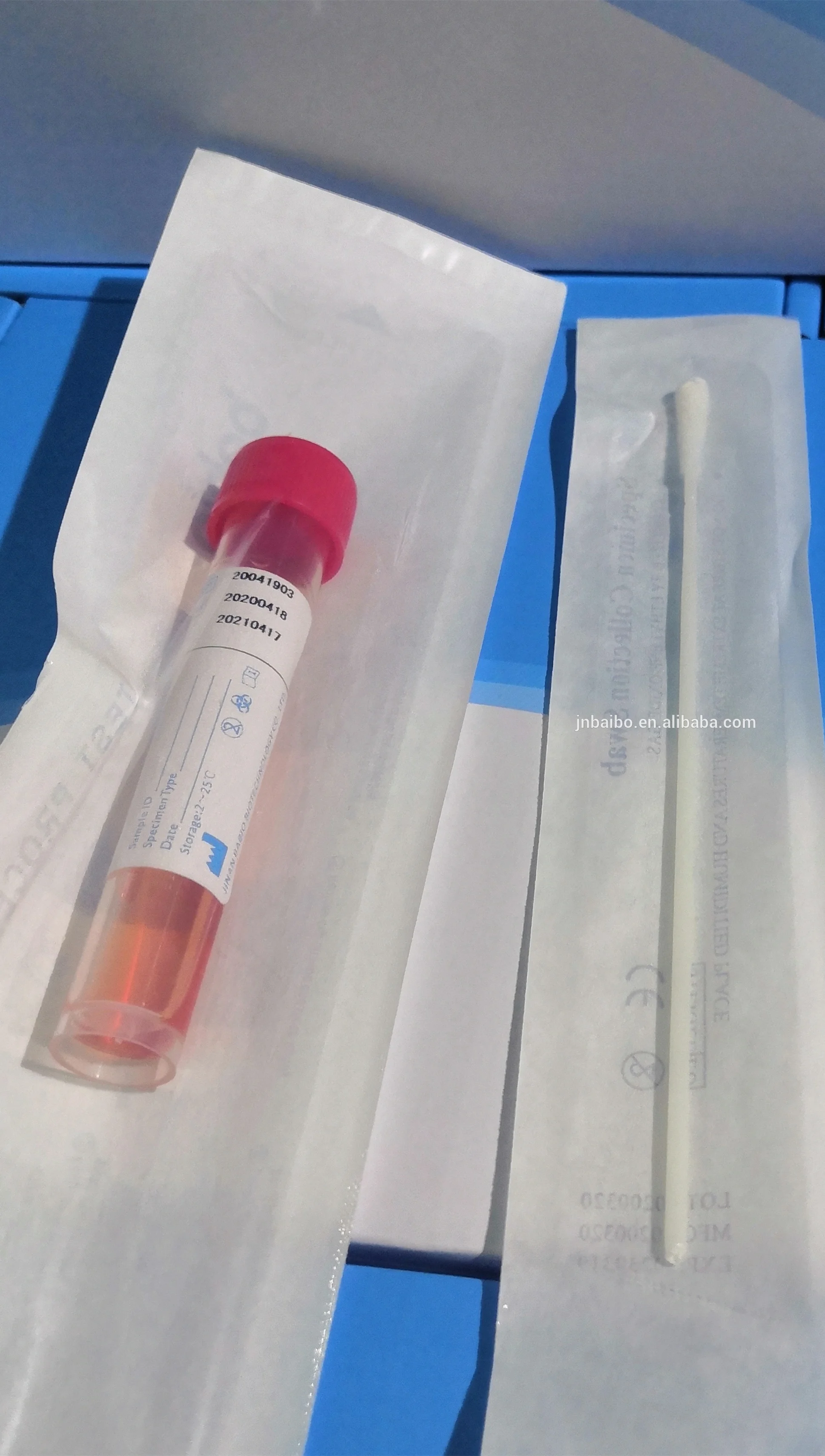 Dna Collection Disposable Sampling Tube Sterile Packaging Vtm Packing ...