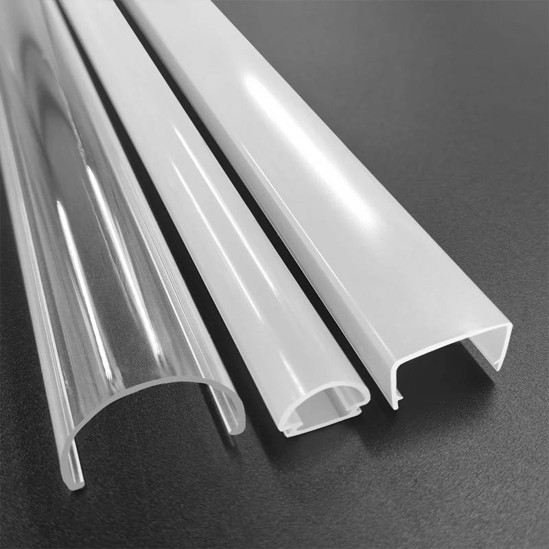 OEM Shape Light Polycarbonate Diffuser Parts Housing Led Tube Cover ...