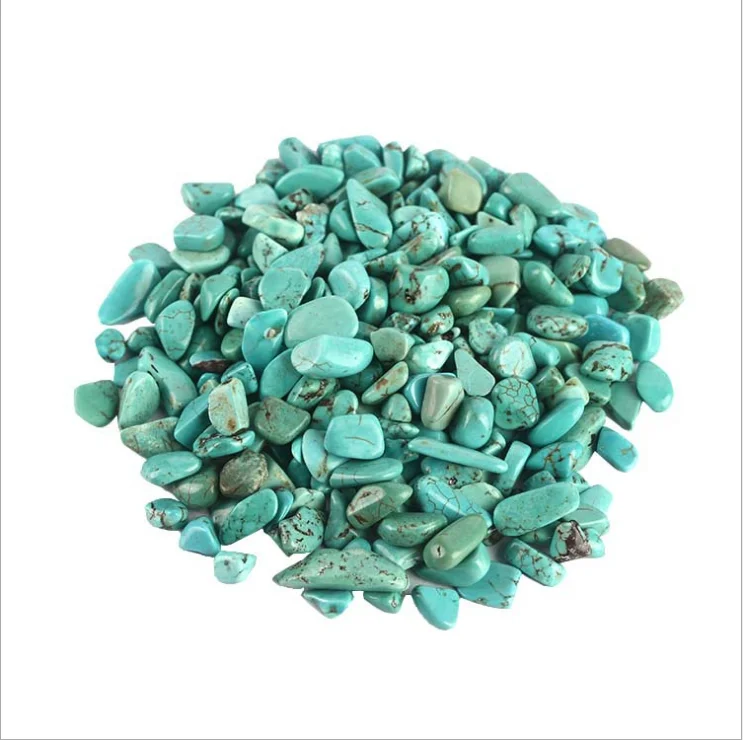 Highly Polished Natural Turquoise Small Gravel Bulk Kallaite Crystal ...