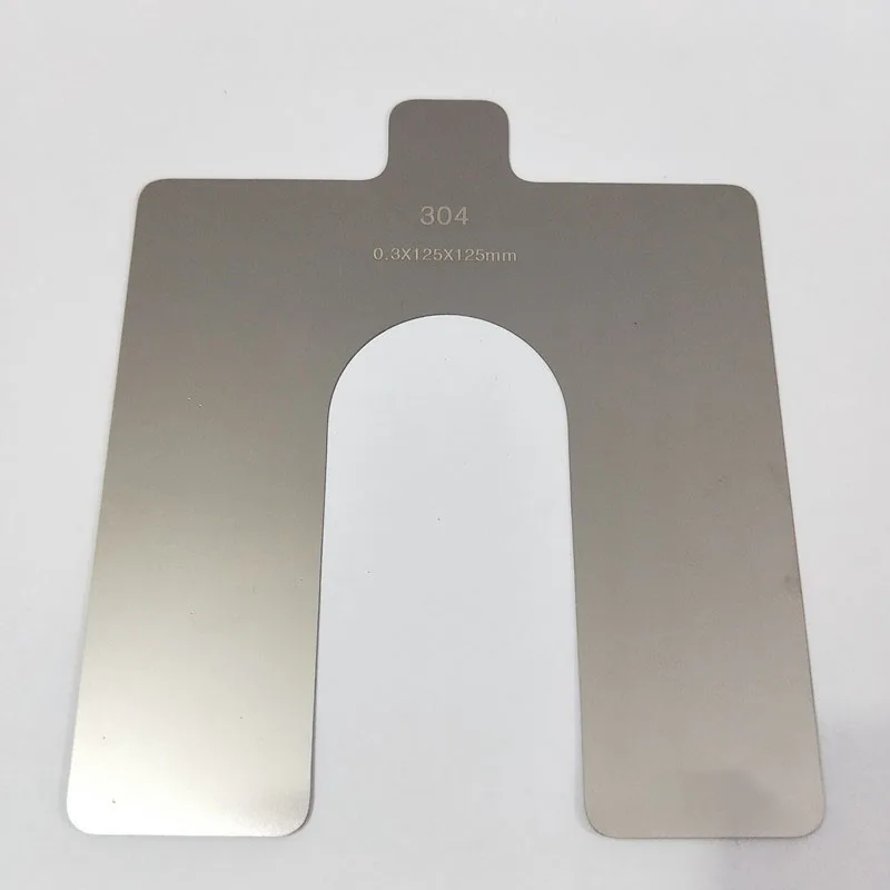 Standard U Shape Shim Adjustment Shim Plate - SUS304