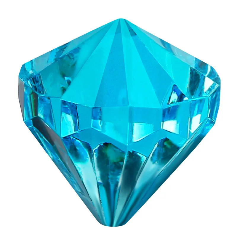 Acrylic Plastic Diamond Little Girl Puzzle Diy Crystal Seven Colored ...