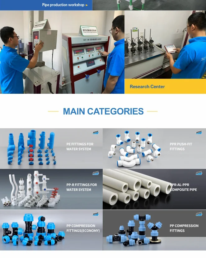 Ppr Push Fittings Ppr Fittings Female Threaded Tee Push Fittings - Buy ...