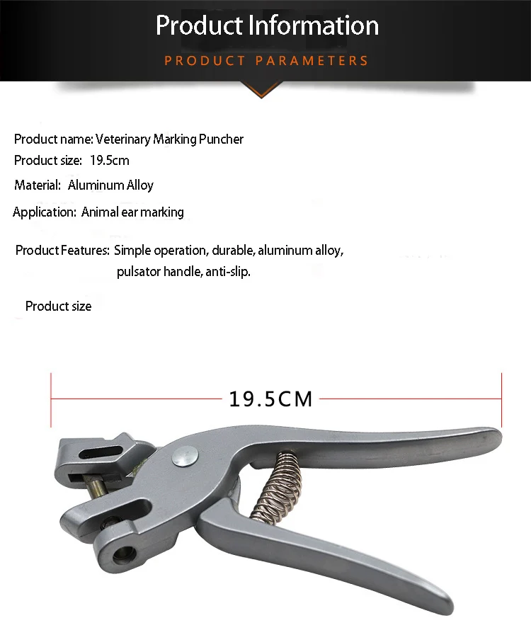 Veterinary Punching Clamps - Efficient Ear Hole Punchers
