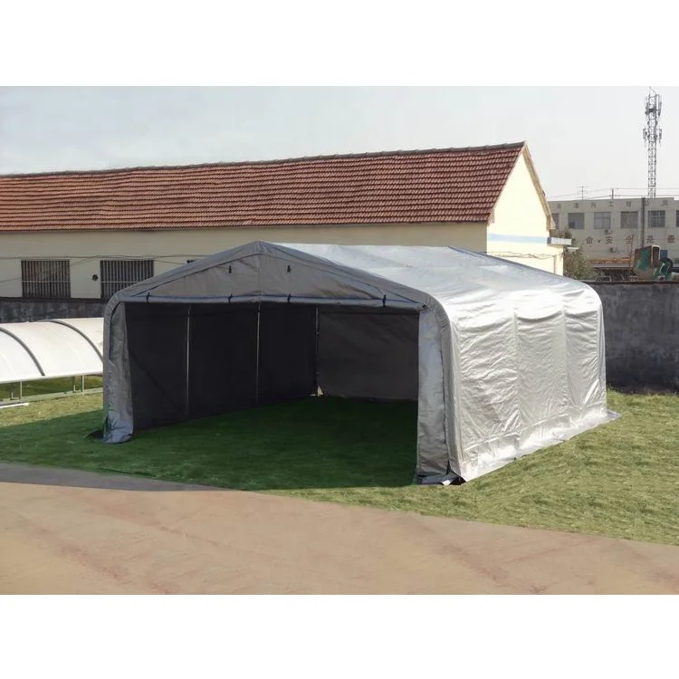 20'x20' Two Car Portable Shelter Car Parking Garage Shed Carports Tent ...