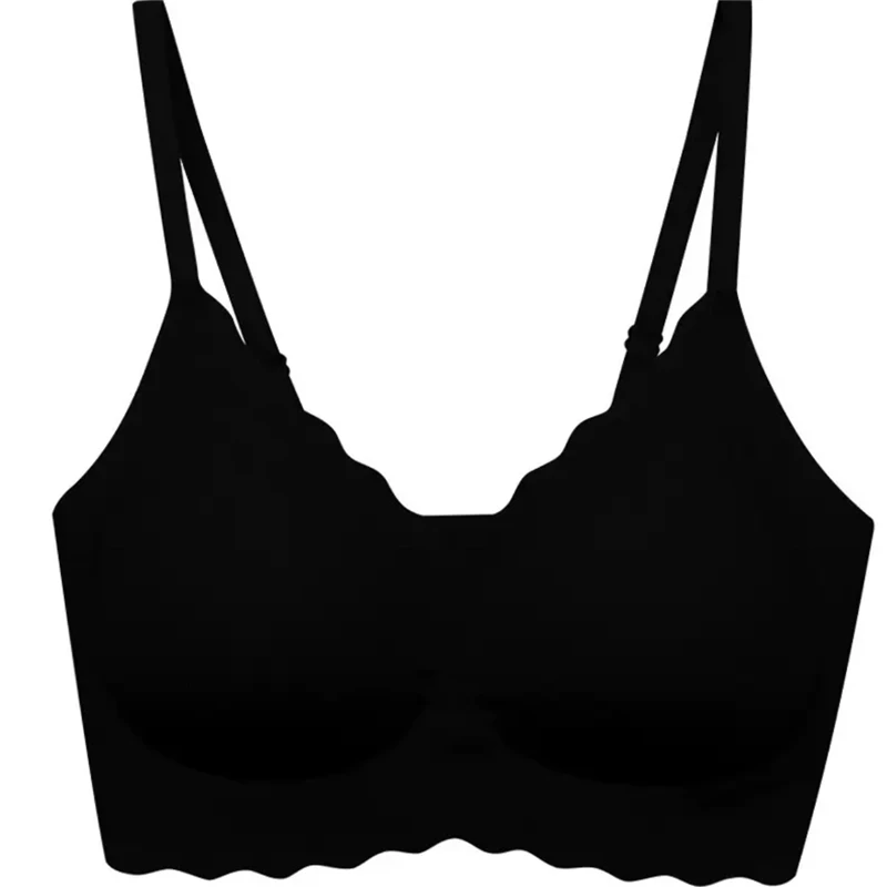 No Steel Ring Small Chest Gathered Underwear No Steel Ring Small Chest ...