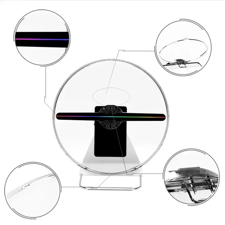 30cm Desktop 3D Hologram Fan - LED Display Innovation