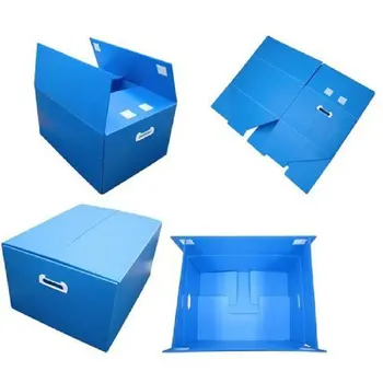 Folding Corrugated Plastic Box Pp Corrugated Carton Box Collapsible ...