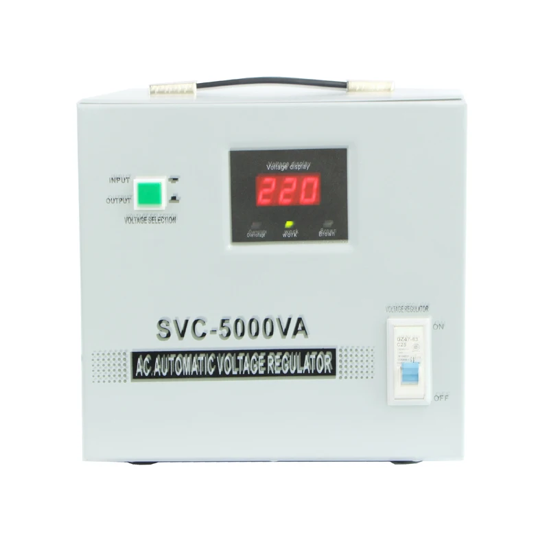 5kva 5000va Solid State Voltage Stabilizer/regulator For Home Washing Machine Price - Buy Solid ...