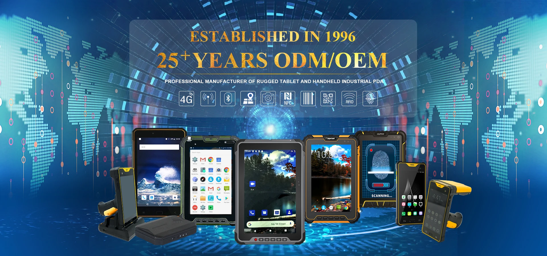 St907v2.1 Industrial 7 Pulgadas Android Tablet Pda Pad-hg Industrial ...