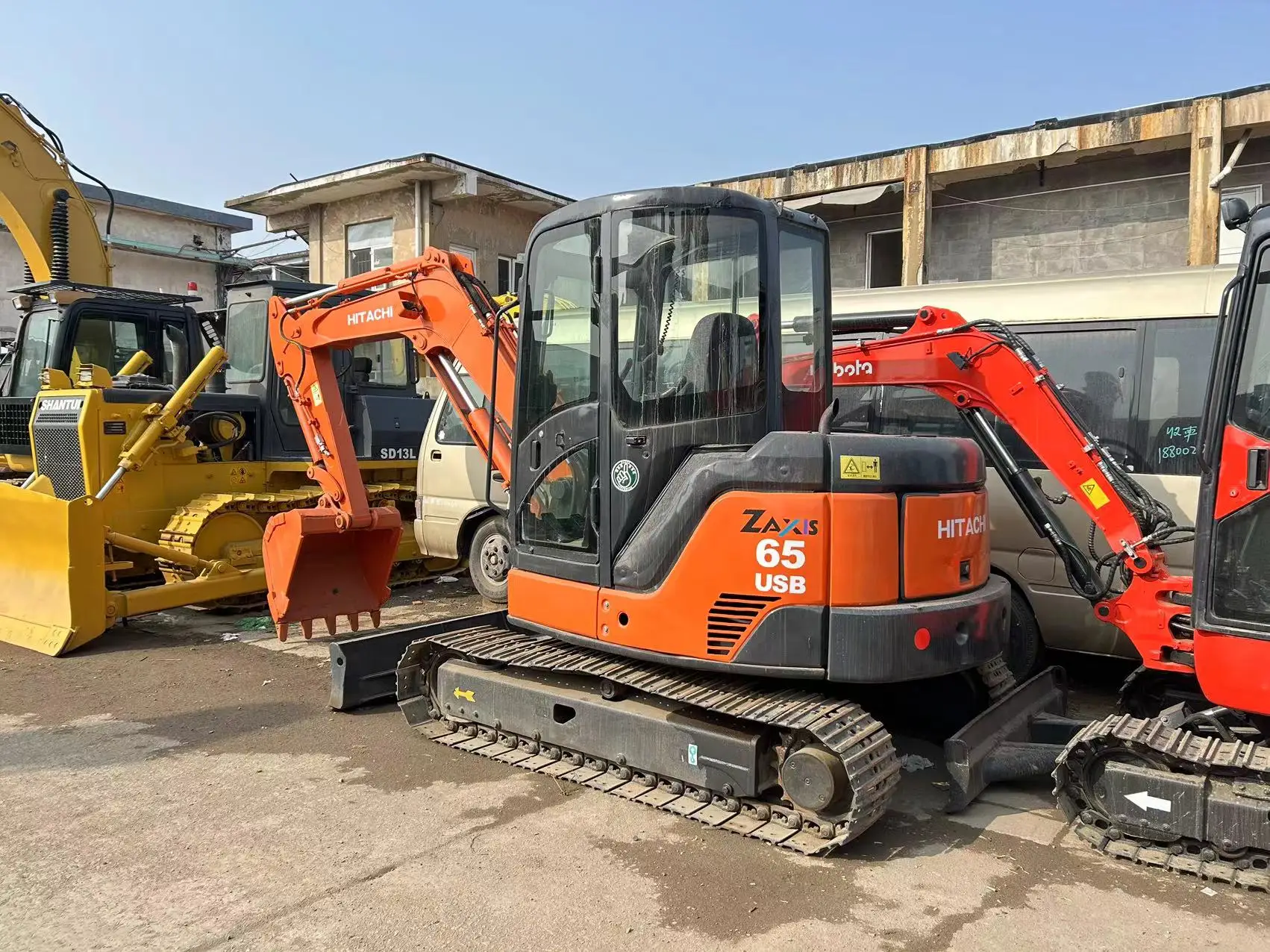 High Quality Second Hand Hitachi Zx65 Machine Hydraulically Digger ...