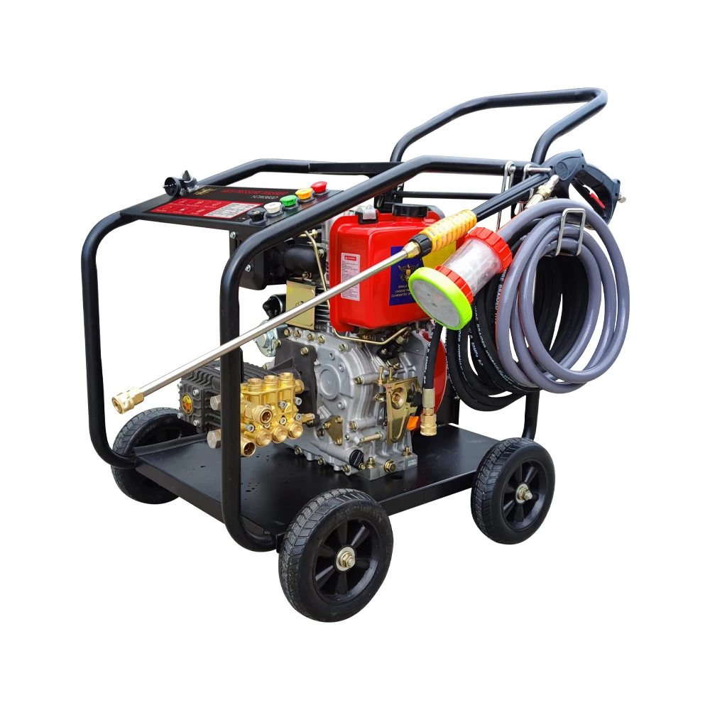 Diesel High Pressure Washer 250bar/3600psi Four Wheels Set Price ...