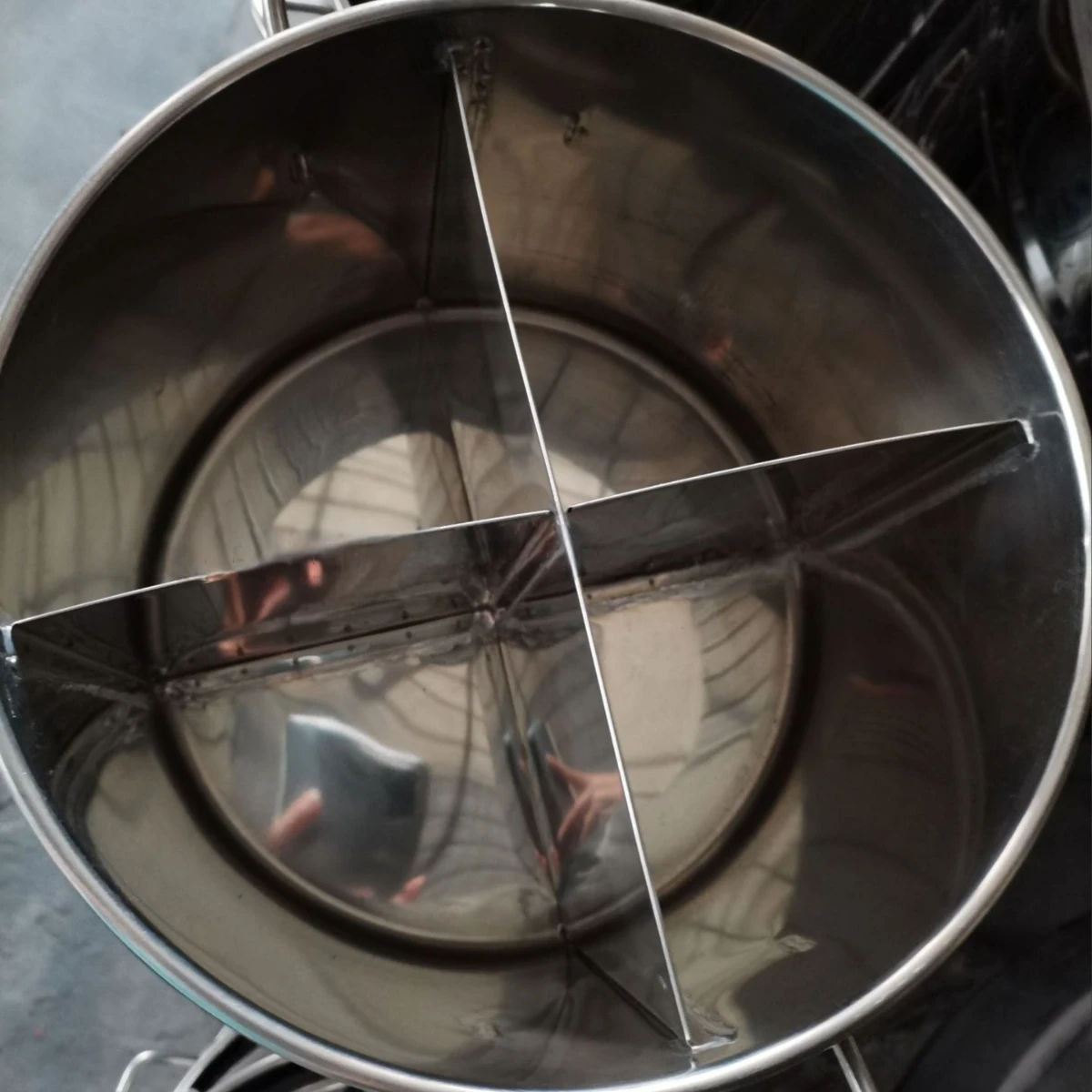 Stainless Steel Split Pot Several Pots Insulation Partition Panel ...