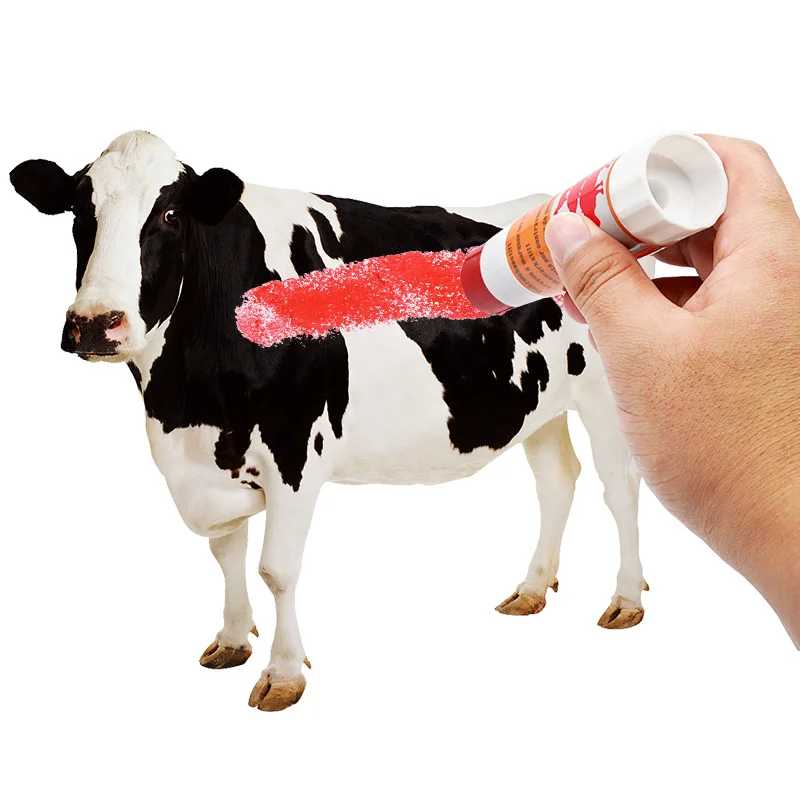 Red Pig Cattle Sheep Pen Supplies Pet Marker Farm Animal Marking Pen ...