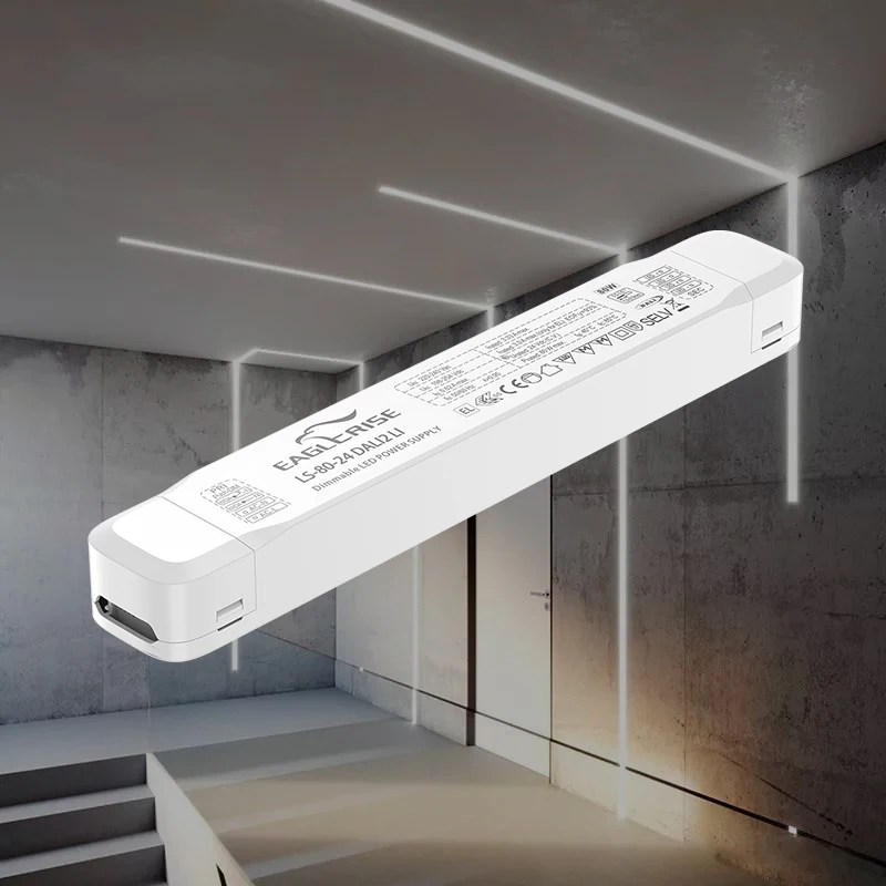 12W DALI + PUSH Dimming Power Supply - Eaglerise FLS-12-350