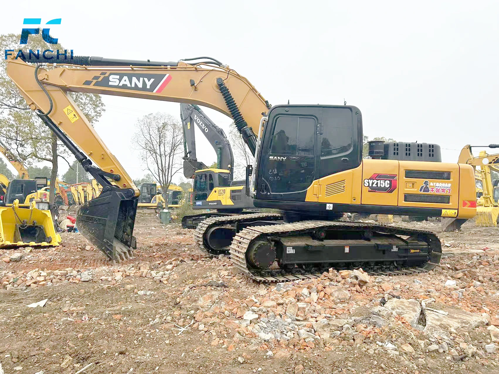 Used Multifunction Excavator Sany Crawler Sy215/225/235/245 Excavator ...