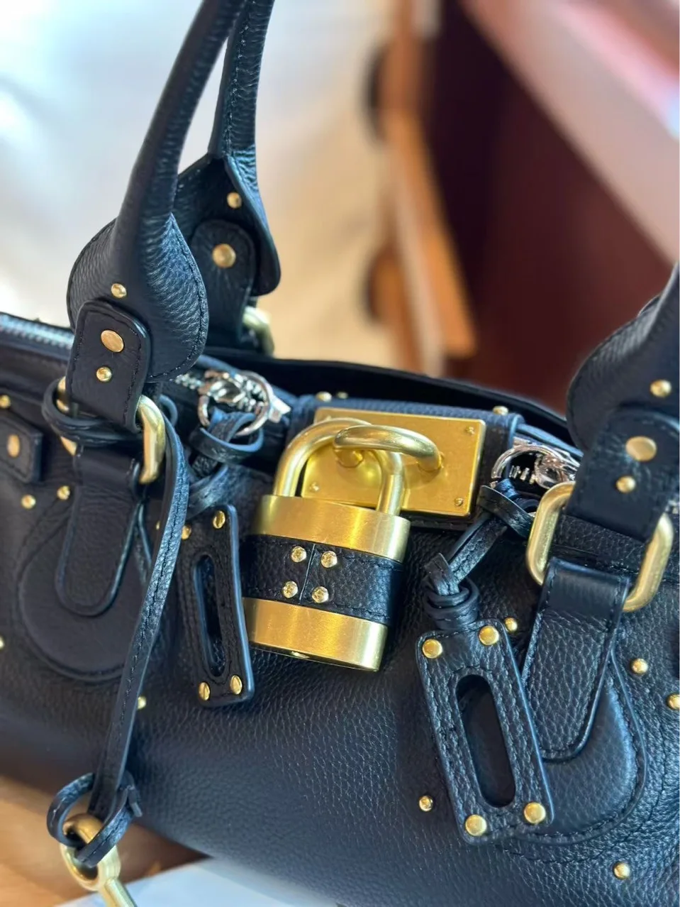 Classic Antique Niche Retro Fashion Joker Genuine Leather Lock ZIP Two ...