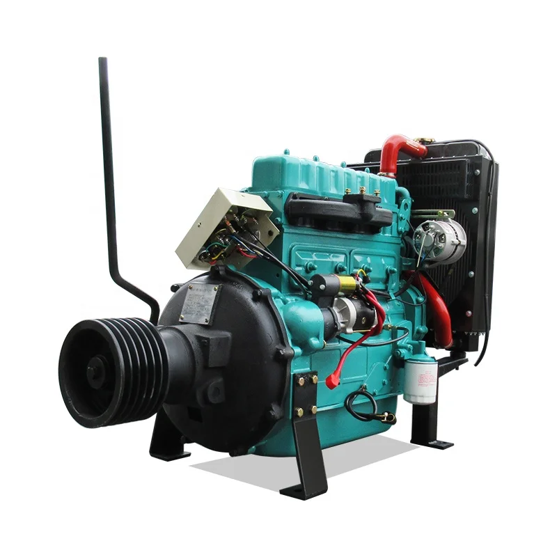 Weifang Ricardo Series 40kw 55hp Zh4100p Diesel Engine With Belt Pulley ...