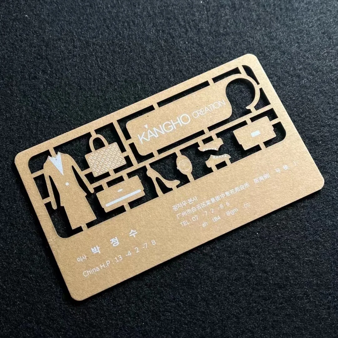 Custom Double Sided Printing Embossing Craft Business Cards