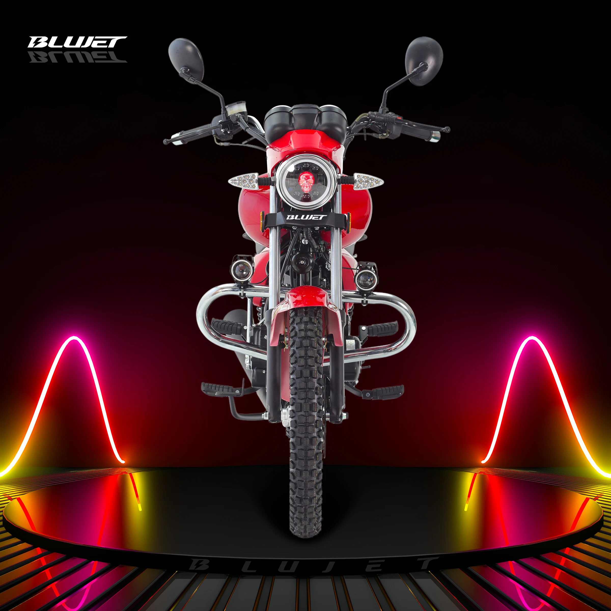 Tiger200 Motorcycle - 200cc Street Machine with Digital Meters