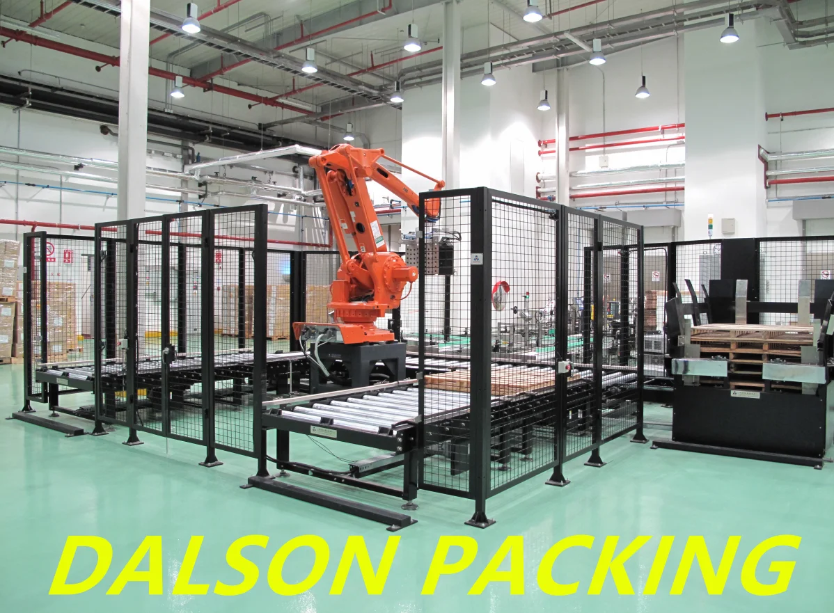 Robot Palletizing Suction Gripper Boxes Robot Palletizer Machine For ...
