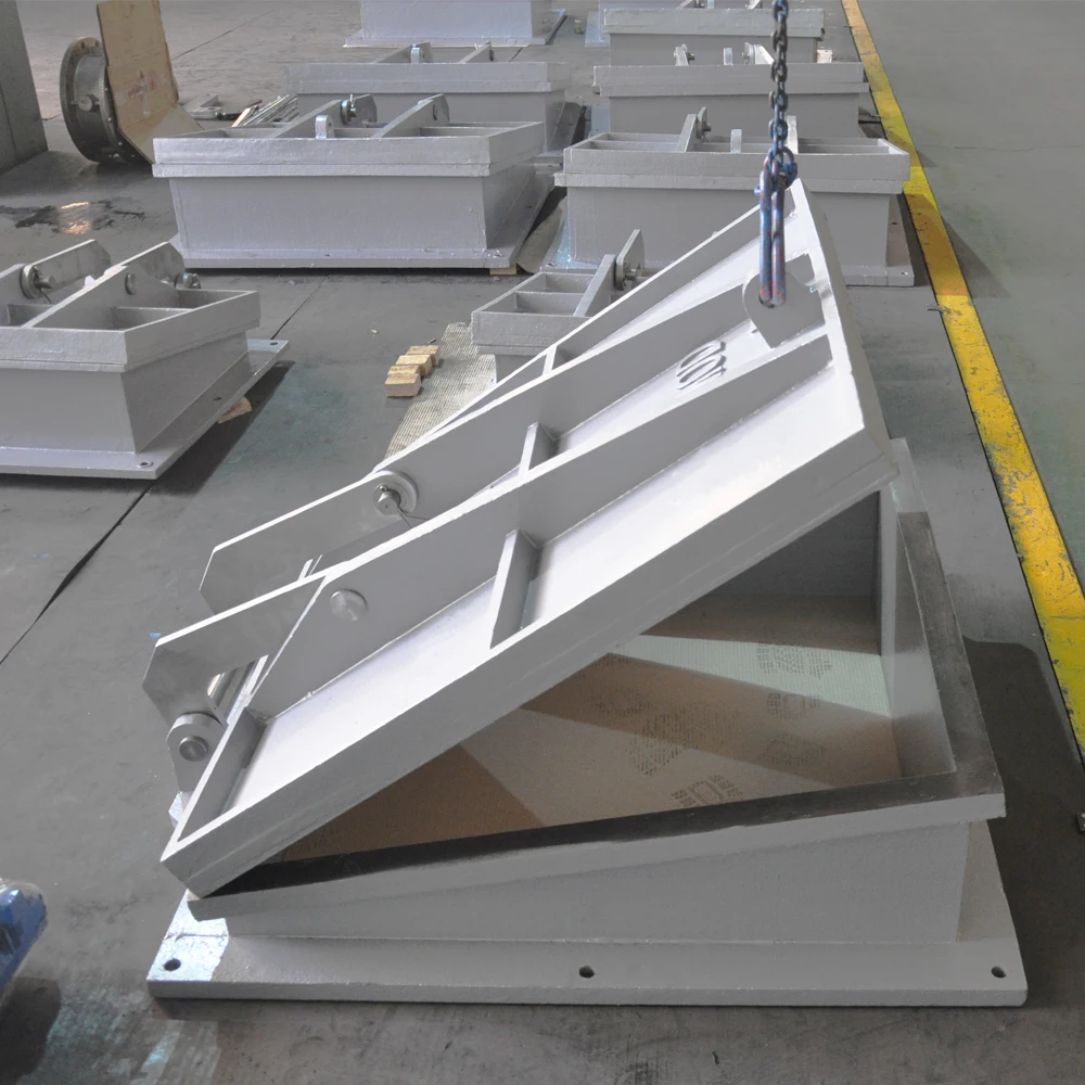 Metal Seal Cast Iron Drainage Square Flap Gate Valve