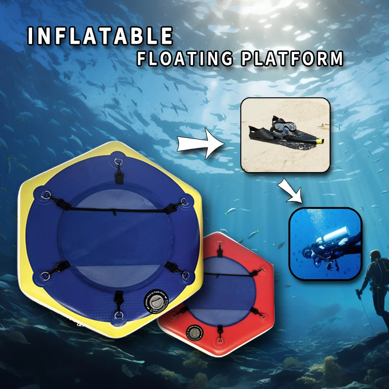 Water Inflatable Platform Floating Platform Buoy Buoy Diving Equipment Water Sports Equipment ...