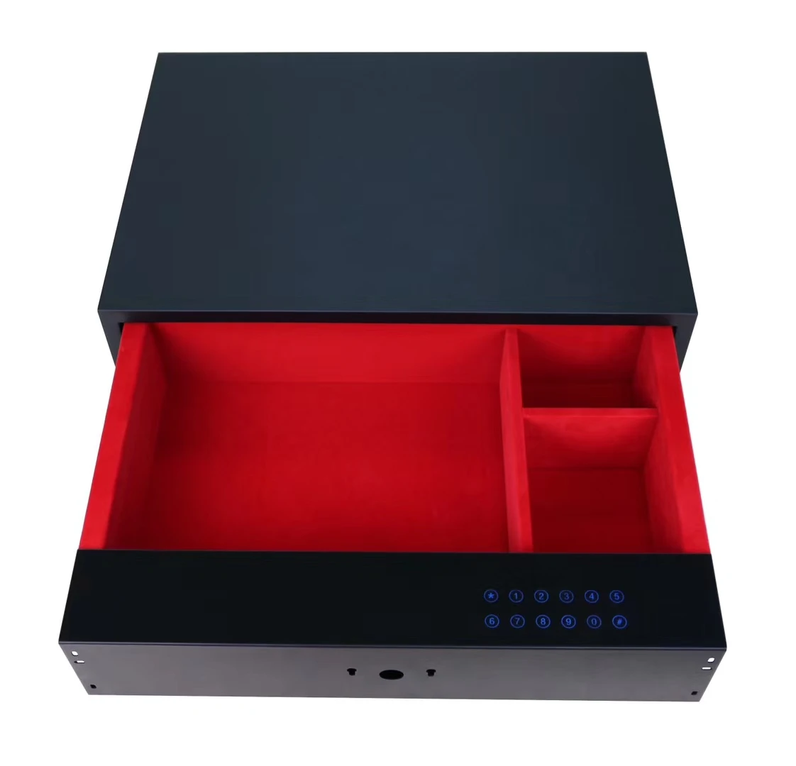 Safewell Custom Fingerprint Lock Hidden Drawer Safe Box Cash Jewelry ...