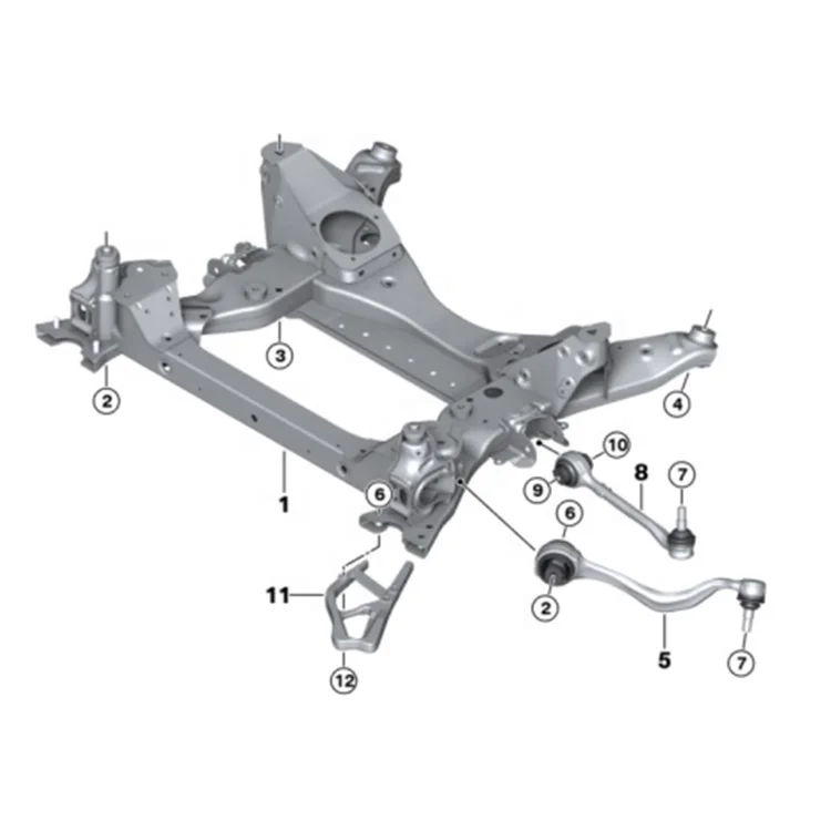 Auto Accessories Front Lower Control Arm L/R OEM 31106871467 ...