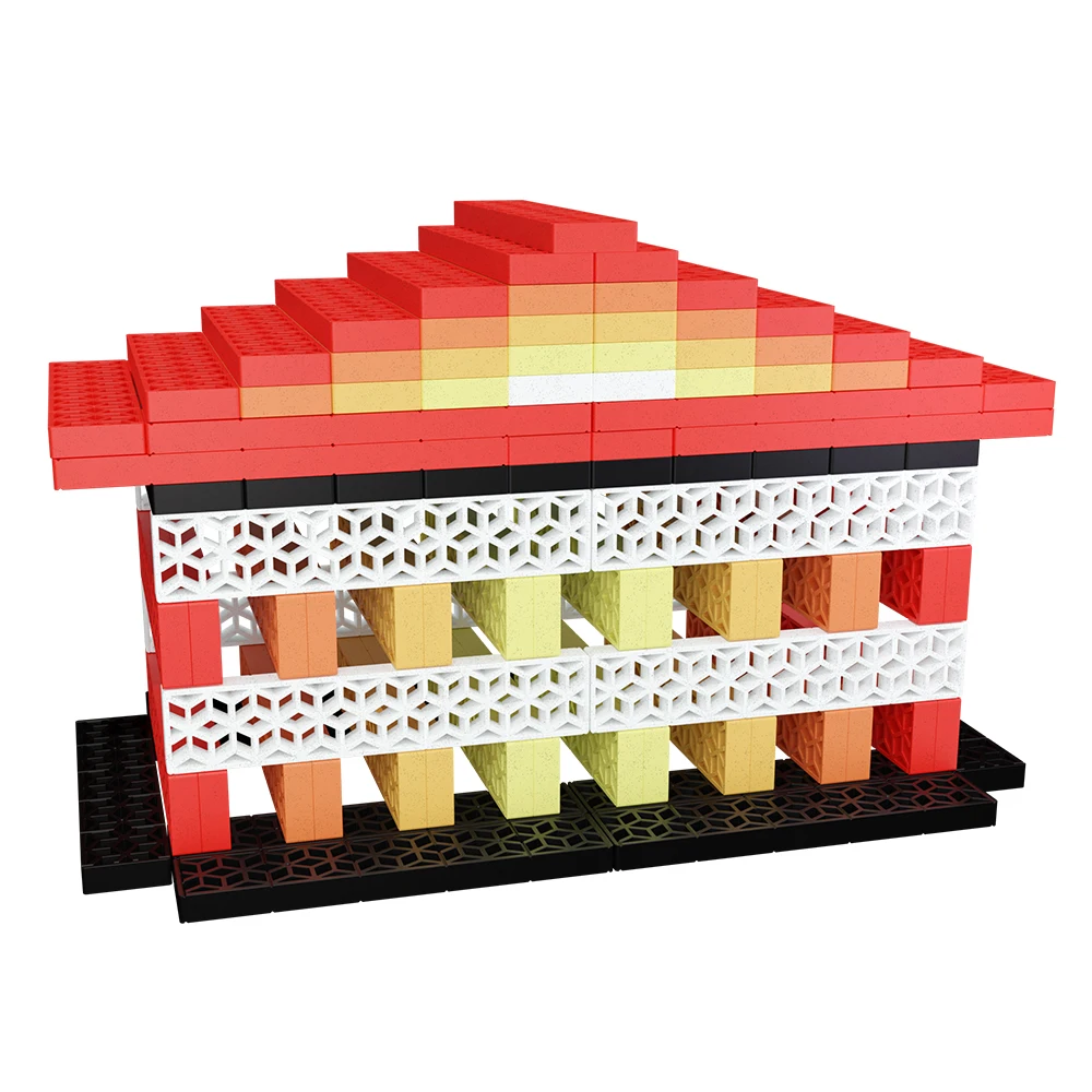 Hot Selling Archimedes Plastic Building Blocks Toy Bamboo Creative ...