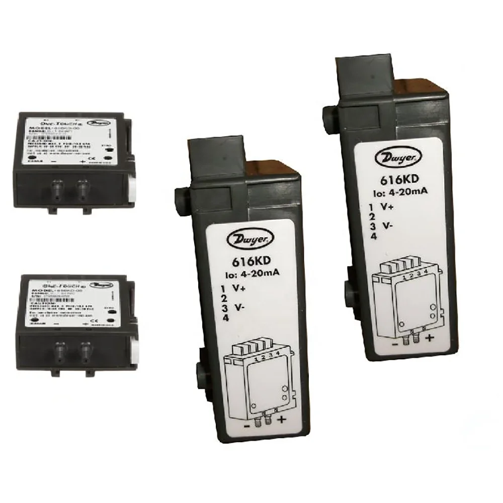 Dwyer Series 616kd Differential Pressure Transmitters With One-touch ...