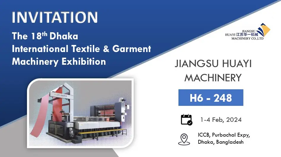 Textile Finishing Machinery Exhibition Invitation - Buy Textile ...