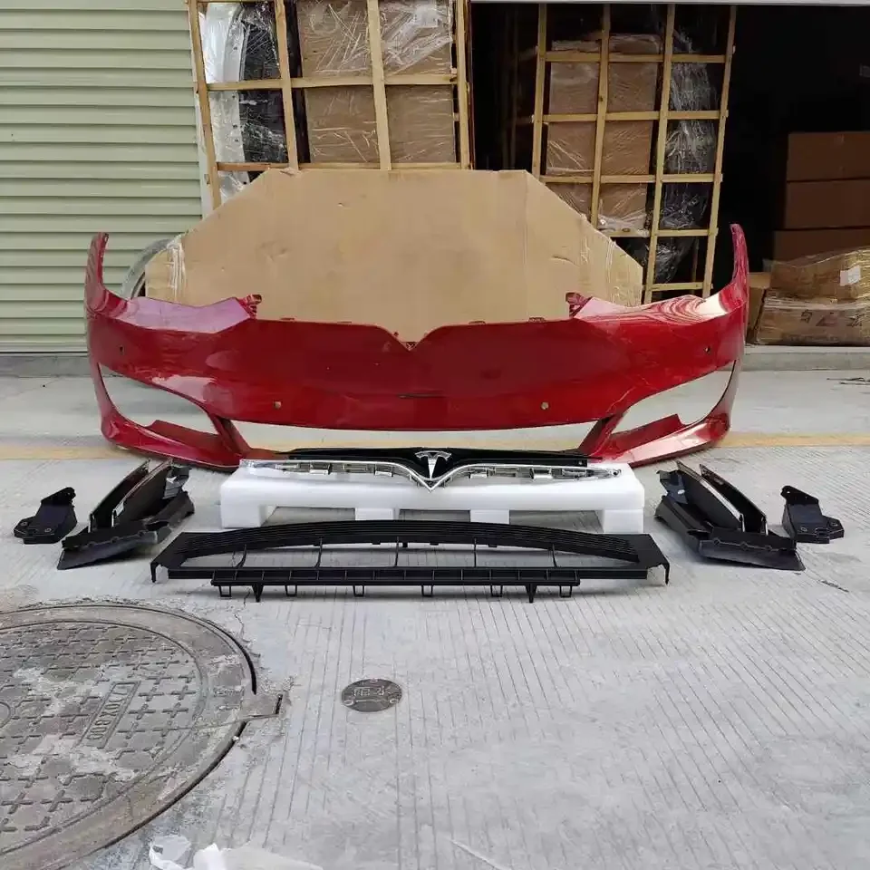 New Upgrade Modification Body Kit Car Front Bumper For Tesla Model S ...