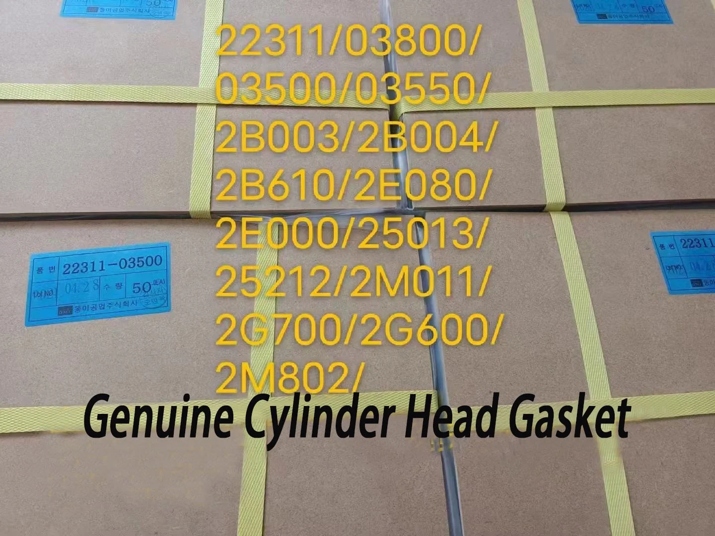 Piezas originales para motor de coche, junta de culata para Hyundai y ...