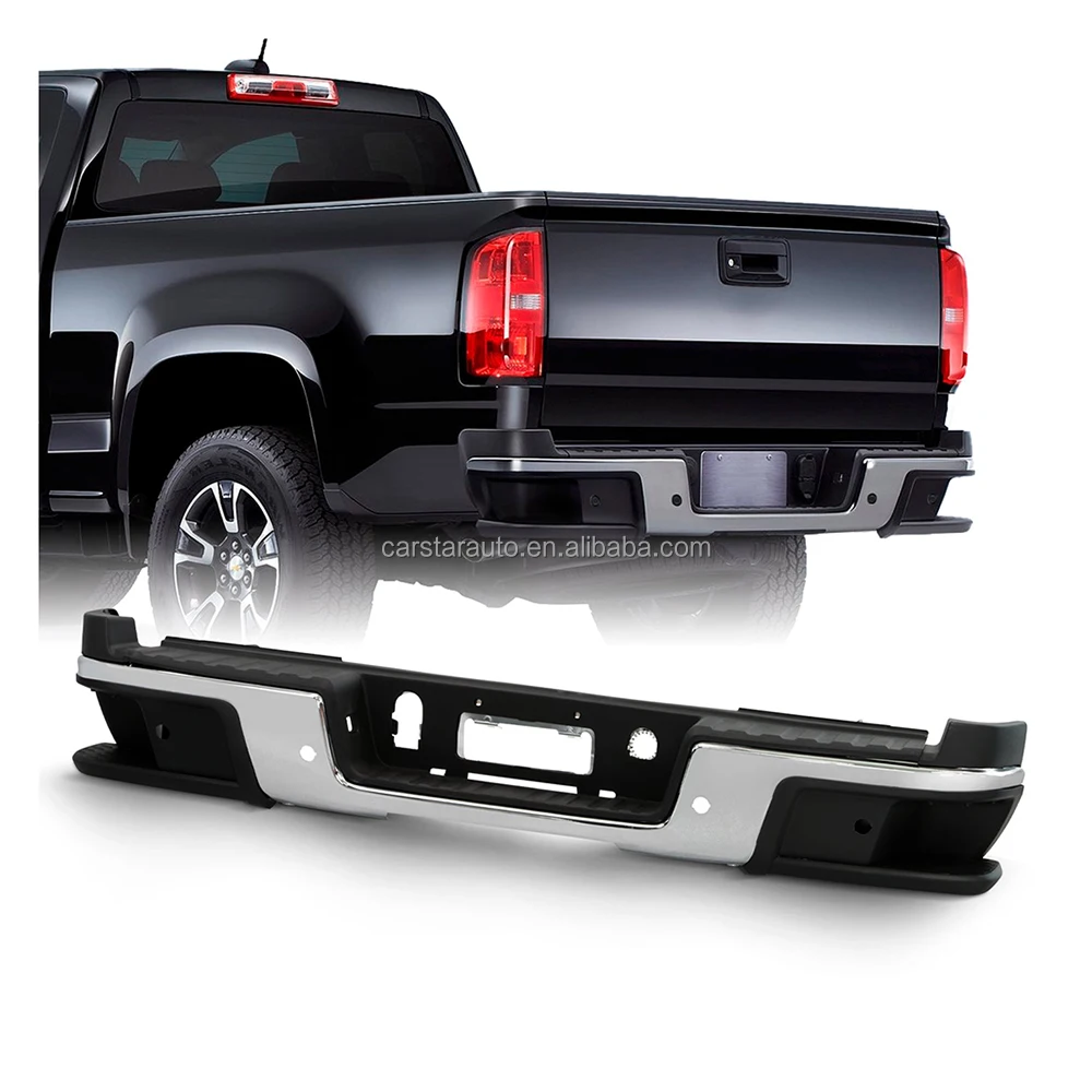 GM1103210 Rear Chrome Step Bumper for Chevrolet Silverado 1500