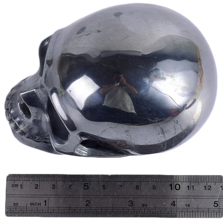 Obsidian Head Skulls Carved Realistic Quartz Crystal Wholesale 3 Inch ...