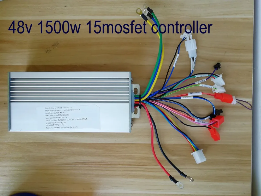 BLDC Sinewave Motor Controller Vector 48v60v72v1000w1200w1500w