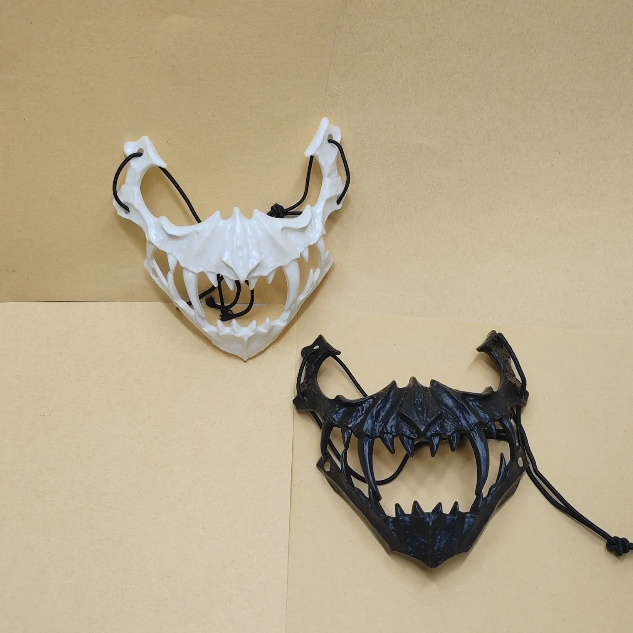 Tiger Skeleton Wolf Dragon God Silicone Party Masks with Elastic Rope ...