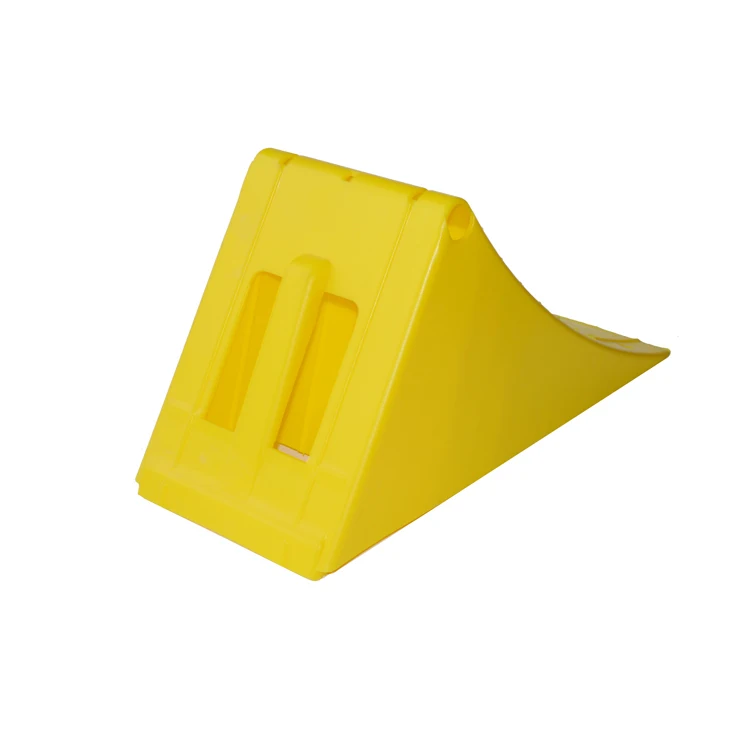 Yellow Plastic Wheel Chock - Buy Wheel Chock Block,Rubber Wheel Chock ...