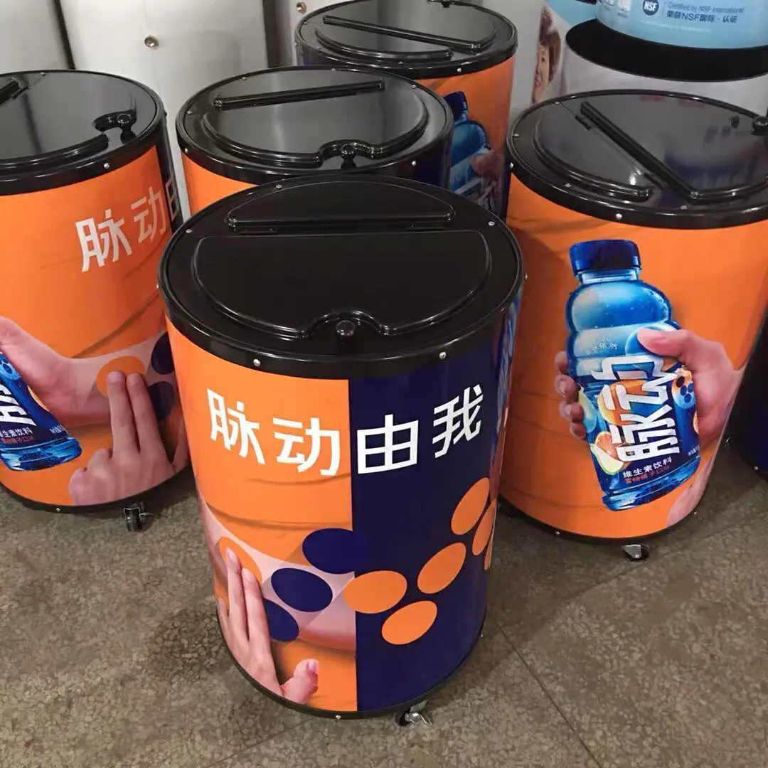 Party with Ice: Commercial Round Beverage Cooler - 45L/65L/100L