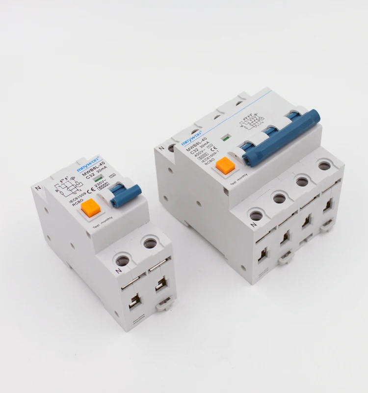 10ma 30ma 100ma 300ma For 32a 40a Rcbo Circuit Breaker Electronic Type ...