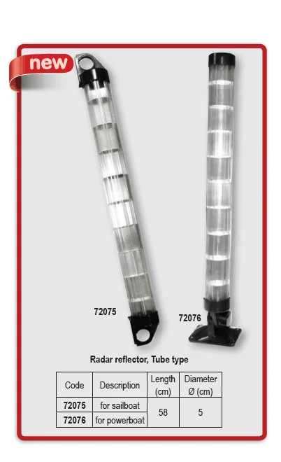 Lalizas Brand Radar Reflector Sailboat/ Powerboat Tubular Radar ...