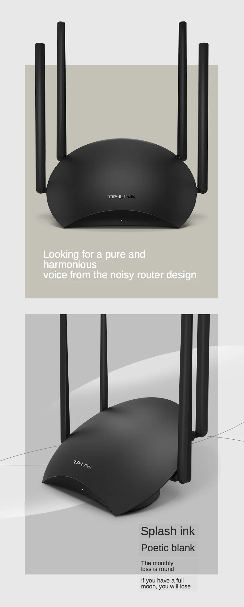 Tp-link Wireless Router 1200m Dual-frequency 5g Household Wall High ...