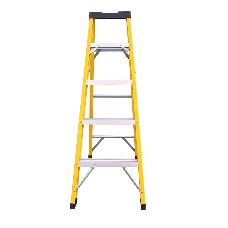 5-step Fiberglass Podium Stepladder - 300 Lb Capacity